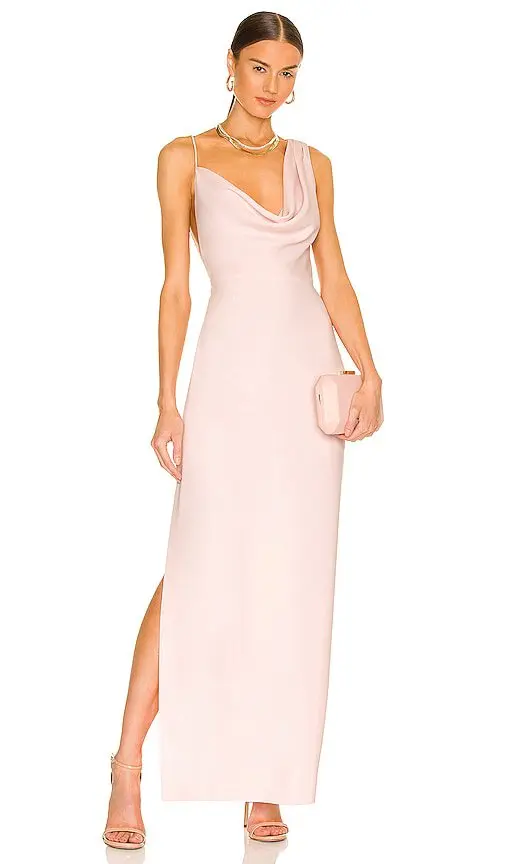 Amanda Uprichard X Revolve Arial Gown - Blush