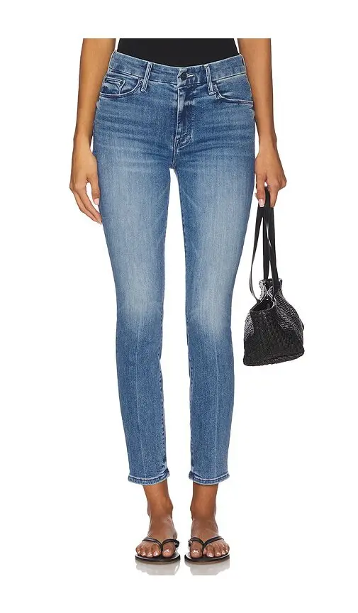 MOTHER The Looker Ankle Jeans - Blue