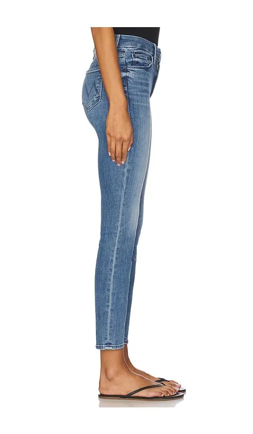 MOTHER The Looker Ankle Jeans - Blue