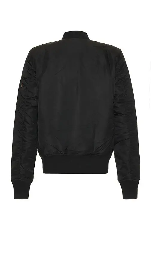 Alpha Industries Ma-1 Regular Fit Flight Bomber Jacket - Black