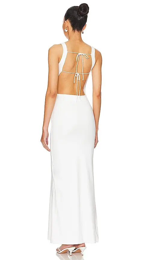 Superdown Astra Maxi Dress - White