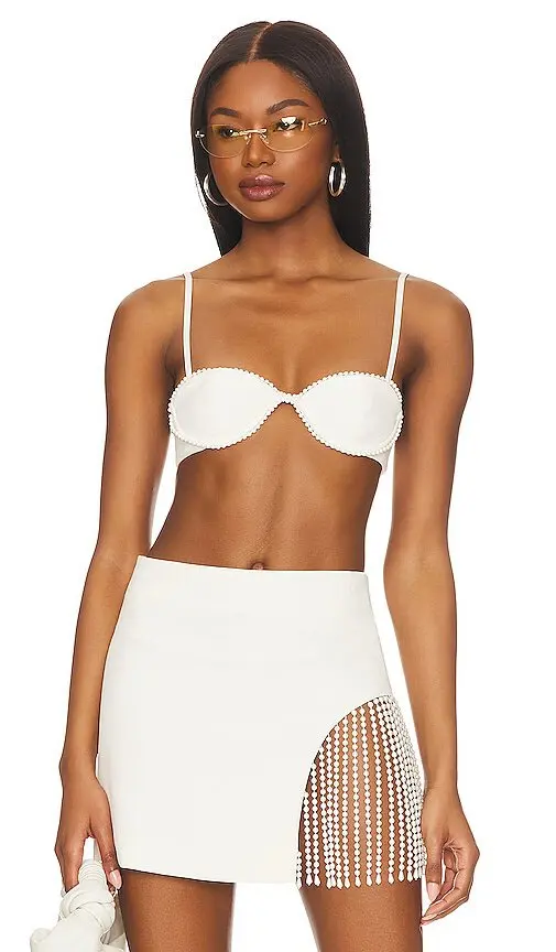 CAMILA COELHO Camila Bralette In . Also - Ivory