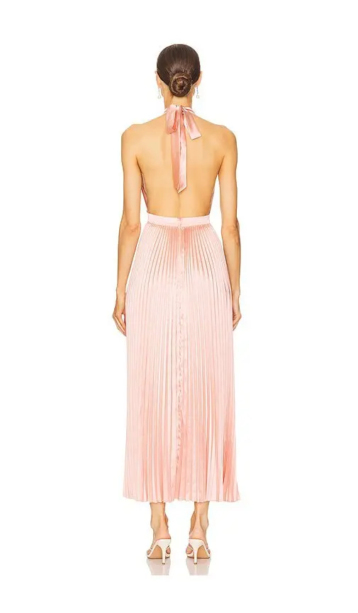 L'IDEE Renaissance Split Gown - Pink