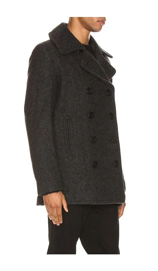 SCHOTT Slim Fit Peacoat