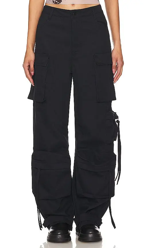Steve Madden Duo Cargo Pant - Black