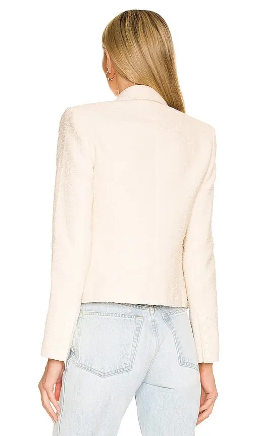 L'Agence Brooke Double Breasted Crop Blazer
