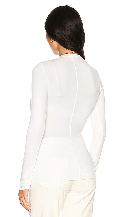 Enza Costa Rib Fitted Long Sleeve