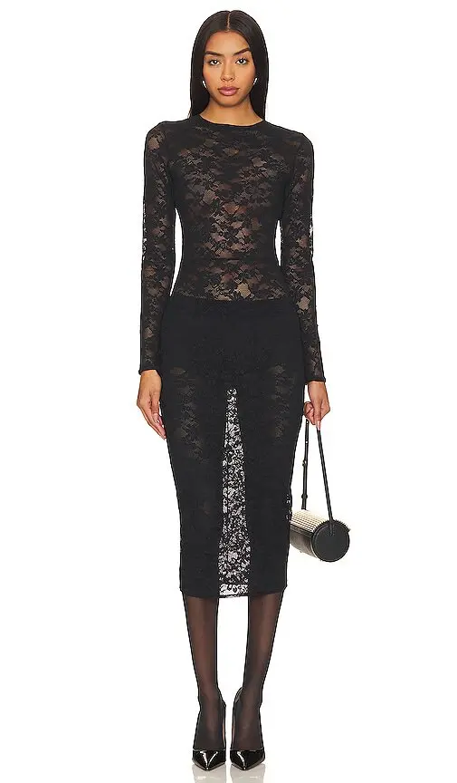 FLEUR DU MAL Le Stretch Multifit Dress - Black