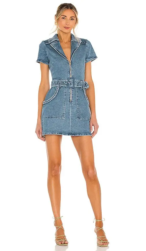 Show Me Your Mumu Outlaw Denim Dress - Denim-medium