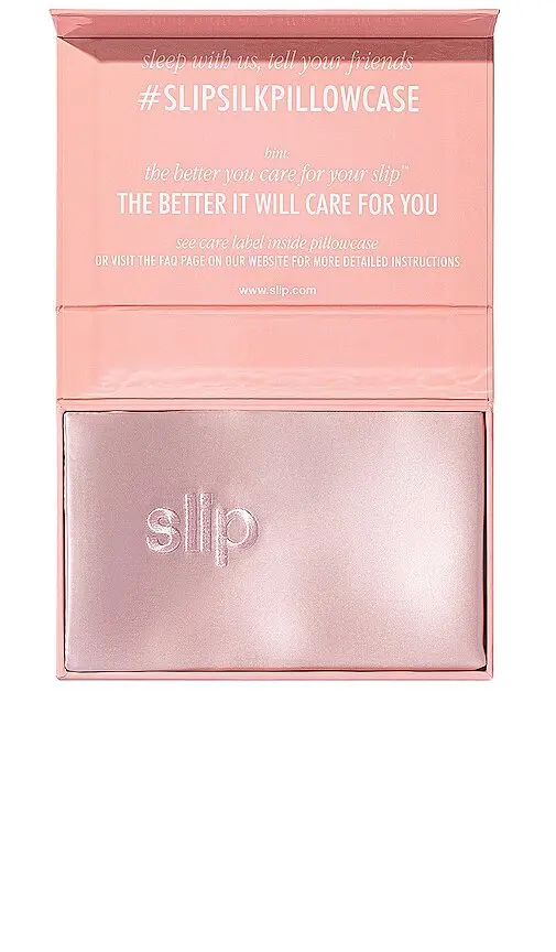 Slip Queen/standard Pure Silk Pillowcase - Pink