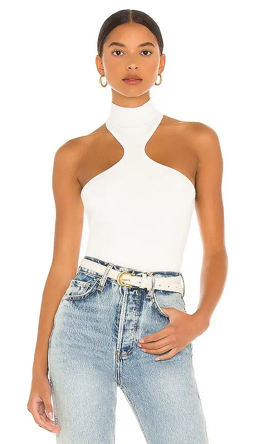 Superdown Kallie Halter Bodysuit
