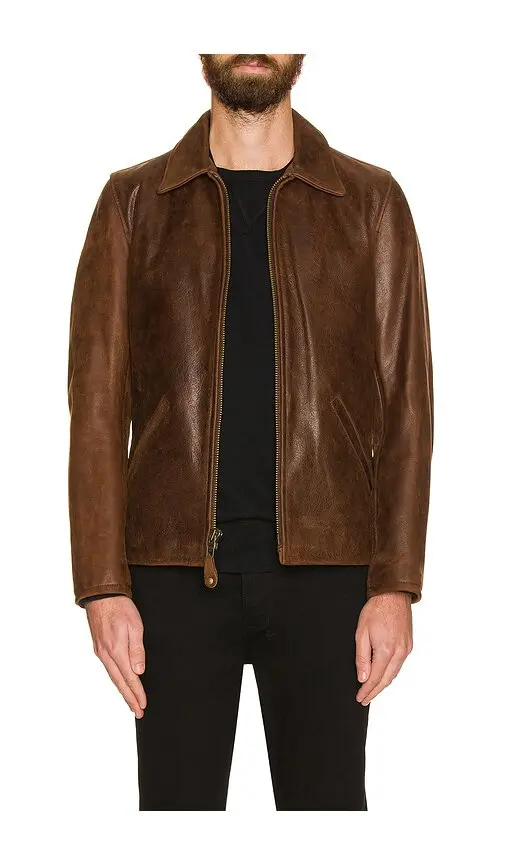 SCHOTT Waxy Buffalo Leather Jacket