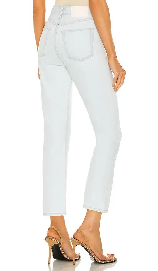 GRLFRND Karolina High-rise Straight Crop Jeans