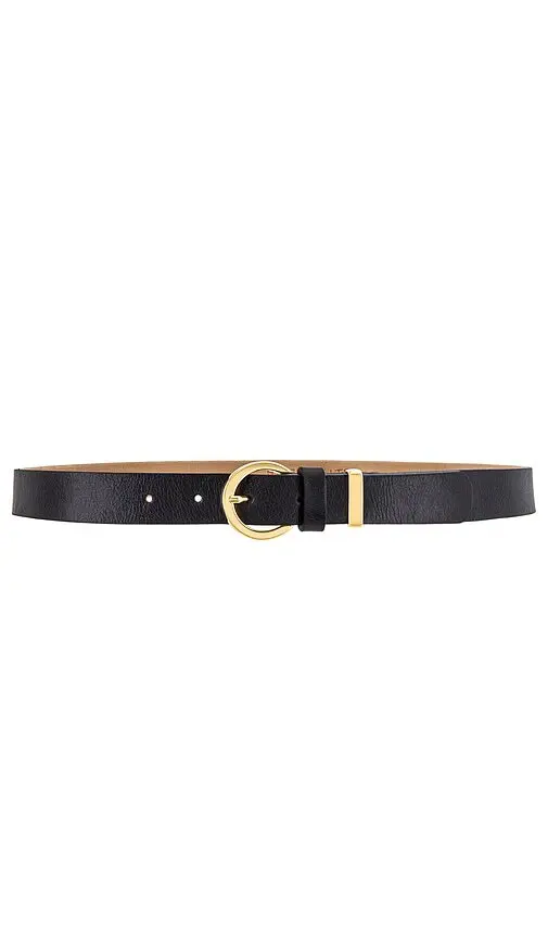 Streets Ahead Minny Leather Waist Belt - Black