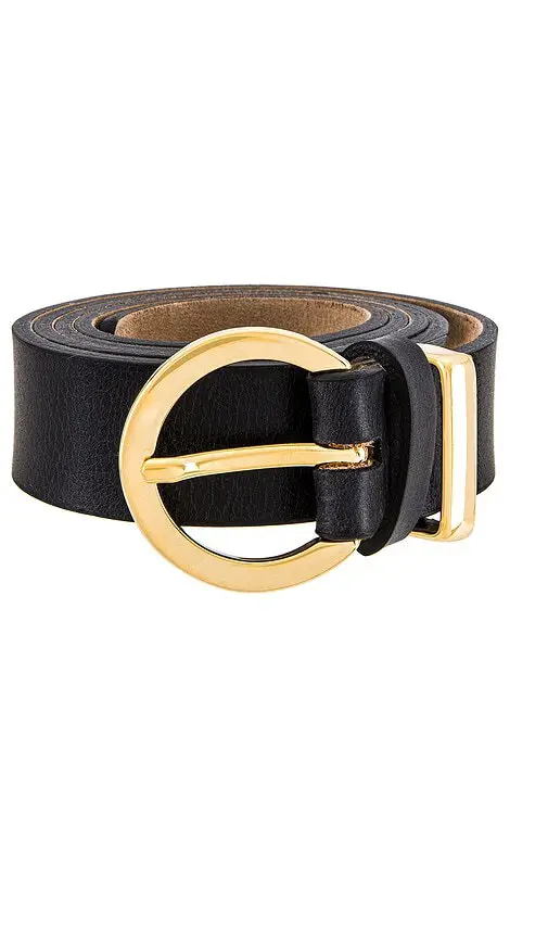 Streets Ahead Minny Leather Waist Belt - Black