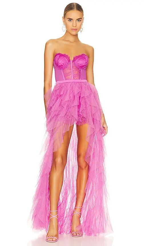For Love & Lemons X Revolve Bustier Gown