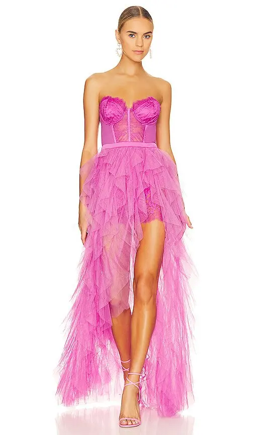 For Love & Lemons X Revolve Bustier Gown