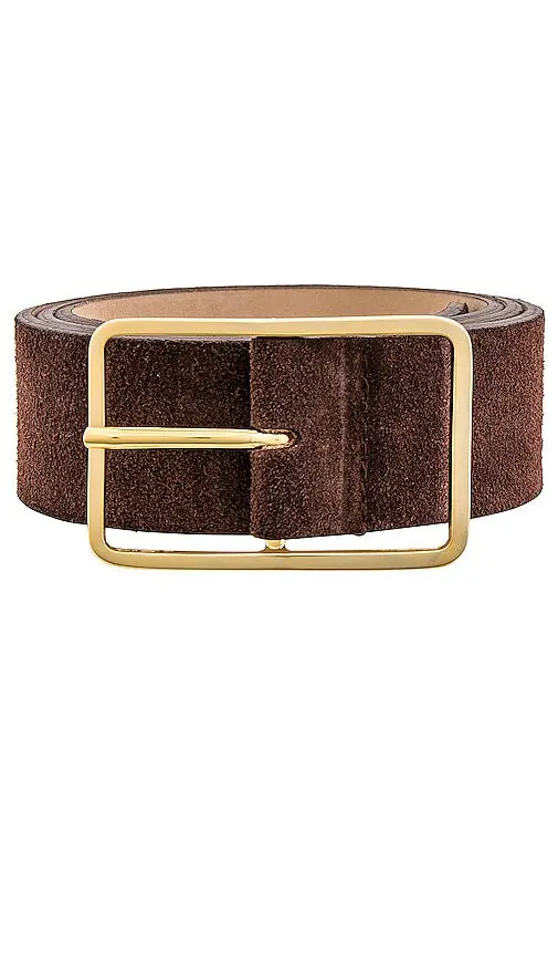 B-low The Belt Milla Suede Belt - Chocolate