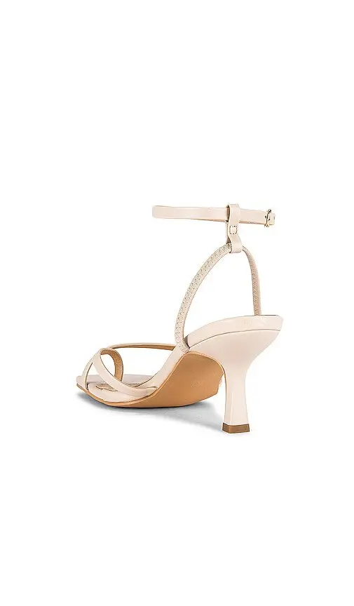 Superdown Lara Heel With Ankle Strap And Square Toe