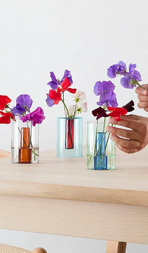 BLOCK Small Reversible Glass Vase