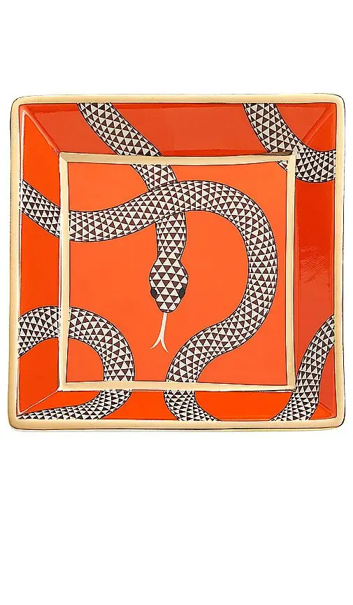 Jonathan Adler Eden Square Tray - Orange