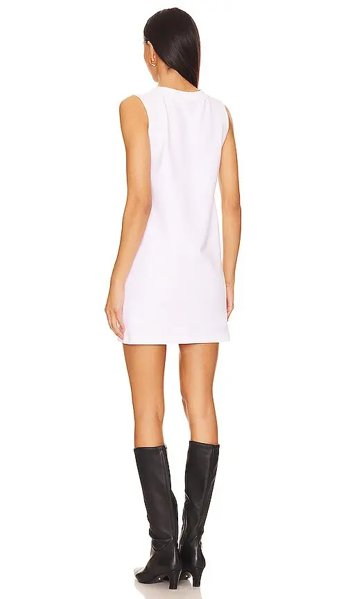 Norma Kamali Sleeveless Tailored Mini Dress