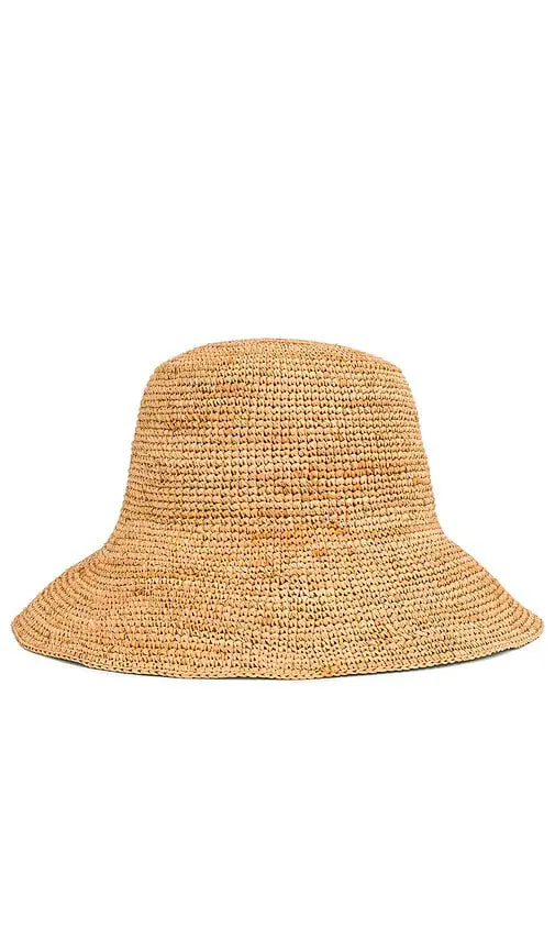Hat Attack Chic Crochet Bucket Hat - Neutral
