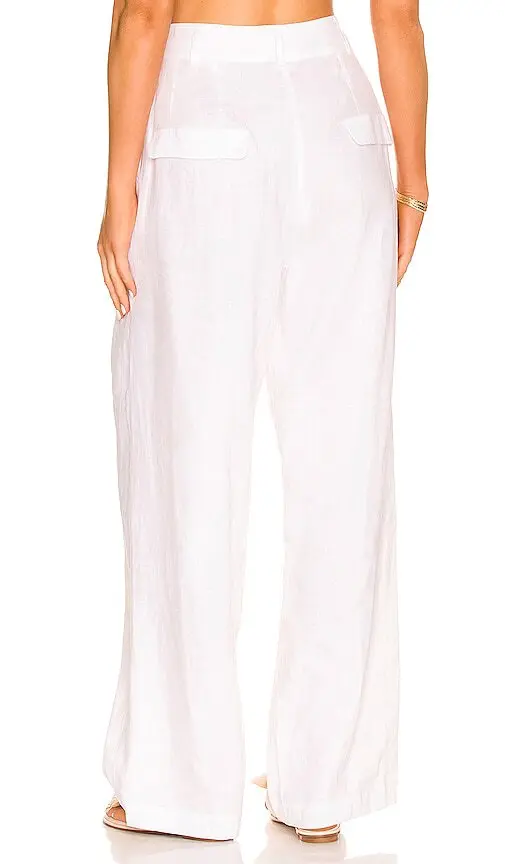 AEXAE Linen Trousers - White