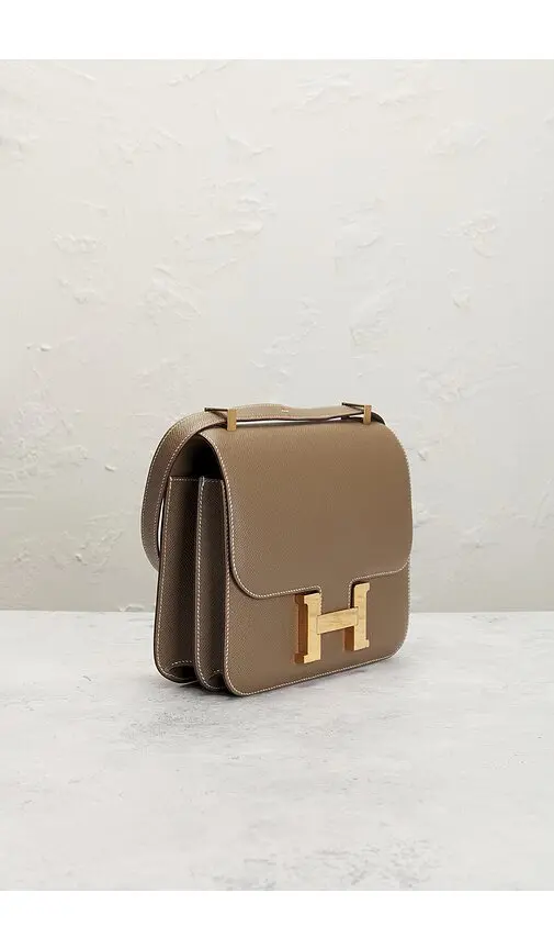 FWRD RENEW Hermes Epsom Constance 24 Shoulder Bag - Brown