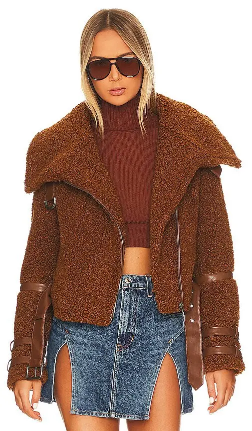 Tularosa Bailey Moto Jacket - Brown