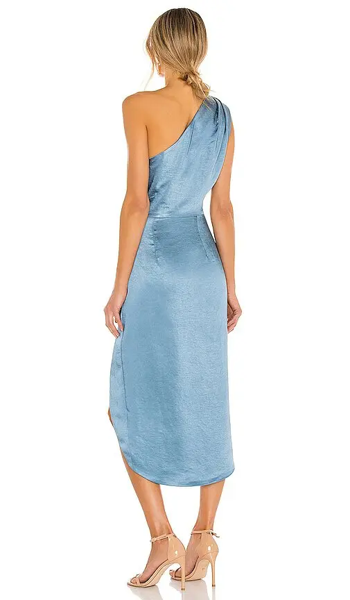 ELLIATT Cassini One-shoulder Midi Dress - Blue
