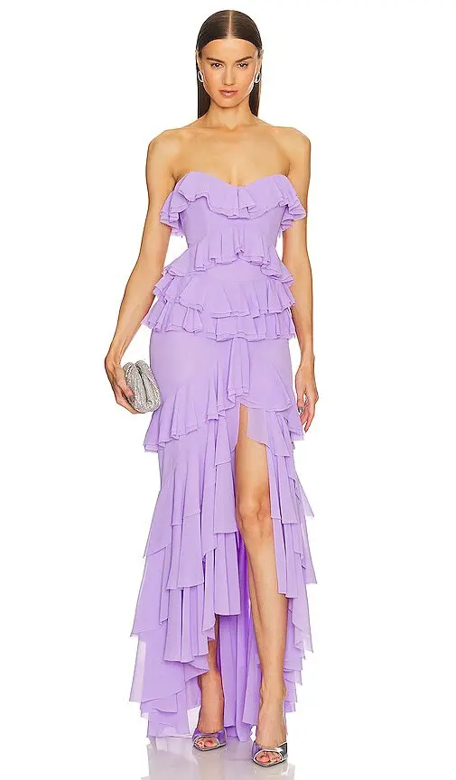 MICHAEL COSTELLO X Revolve Oleksandra Gown - Lavender