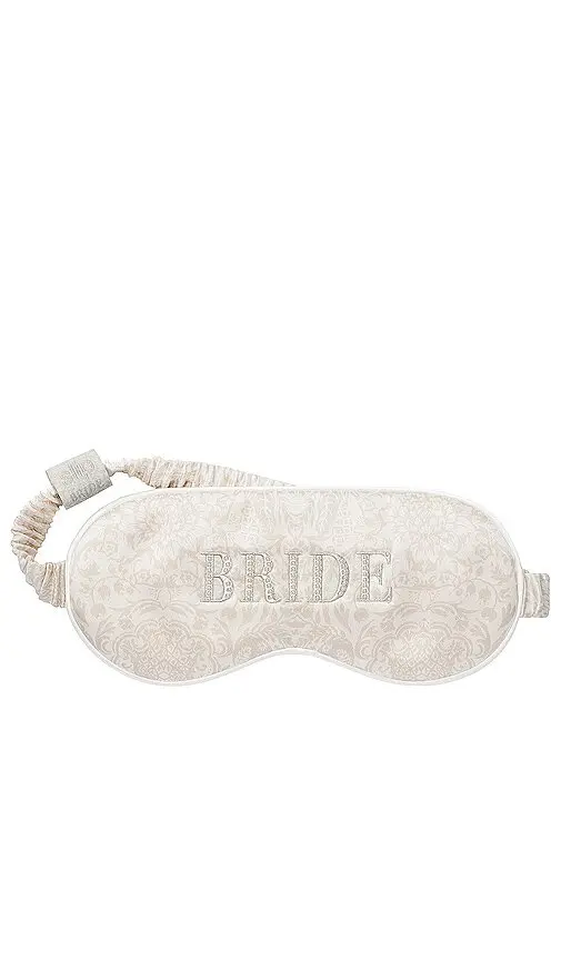 Slip Bride Pure Silk Sleep Mask Bridal Collection - Ivory