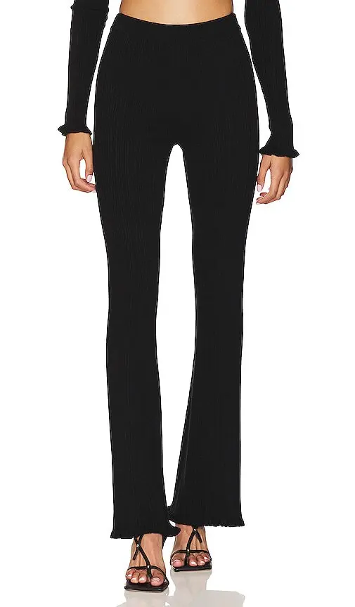 Tularosa Variegated Rib Pant - Black