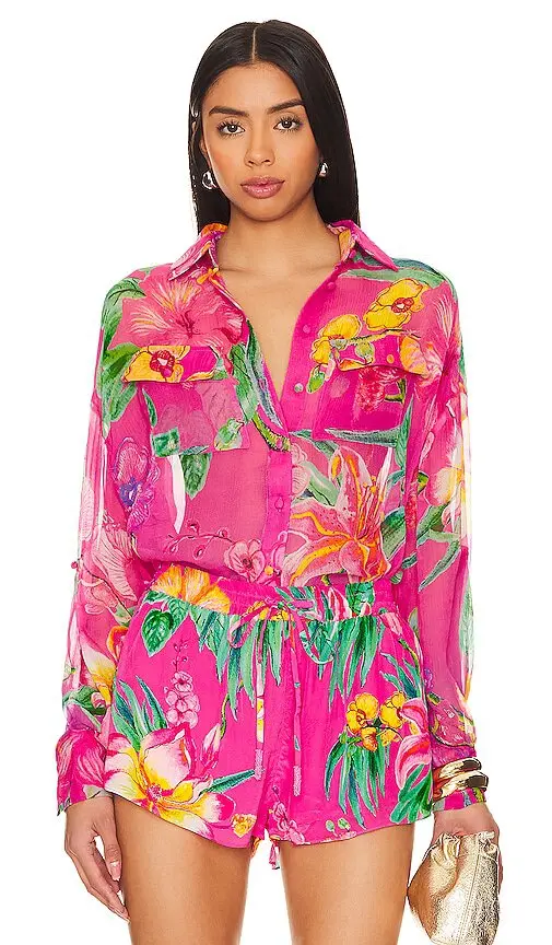 Rococo Sand Megan Button Up Shirt