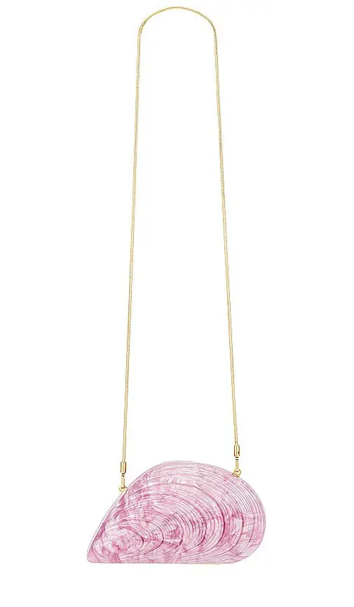 Simkhai Bridget Pearl Oyster Clutch