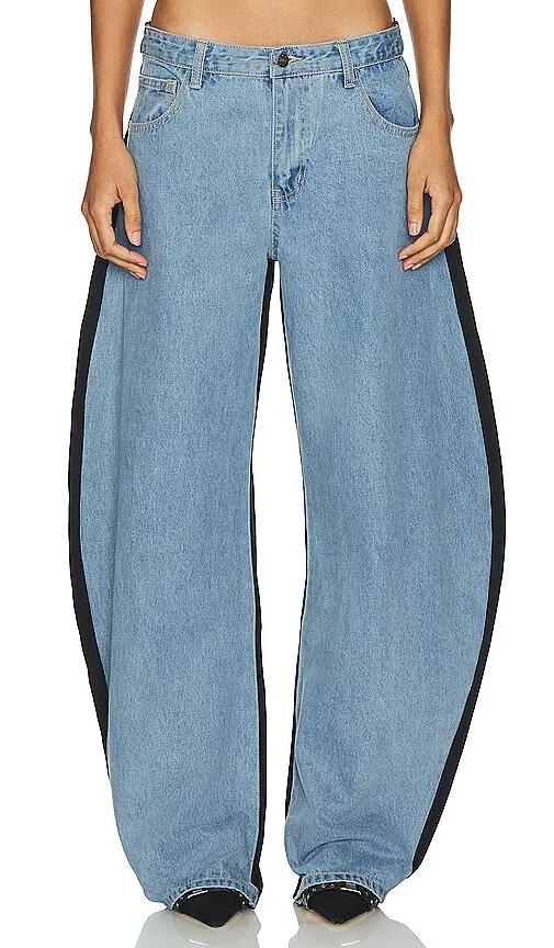 Lioness Horseshoe Wide Leg Jeans
