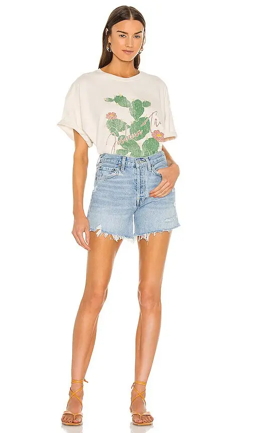 AGOLDE Parker Long Denim Short