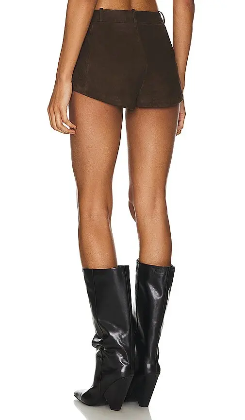 LAMARQUE Annaise Suede Short - Brown