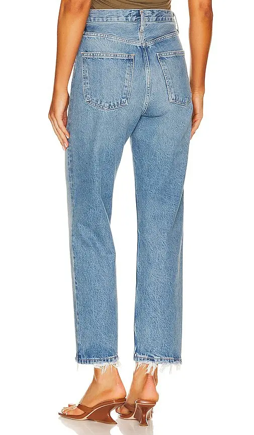 AGOLDE 90's Crop Jeans In Medium Wash