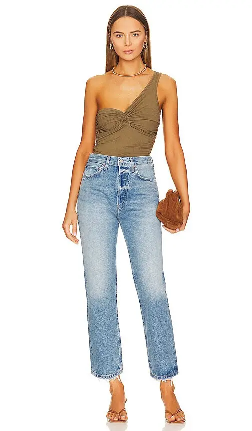AGOLDE 90's Crop Jeans In Medium Wash