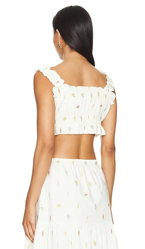 WeWoreWhat Double Tie Top