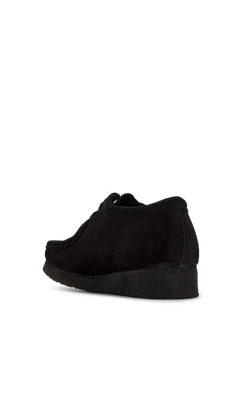 Clarks Wallabee Suede Lace-up Shoes - Black
