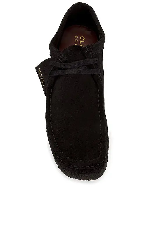Clarks Wallabee Suede Lace-up Shoes - Black