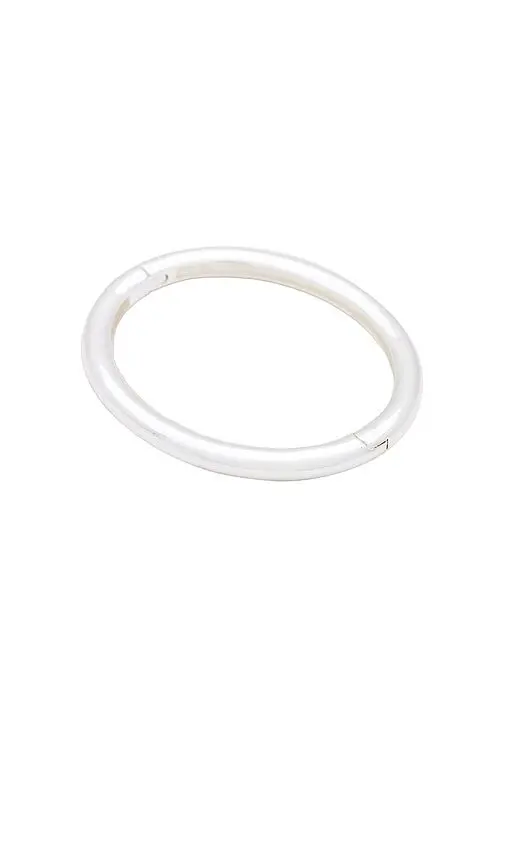 Jenny Bird Gia Bangle - Metallic Silver