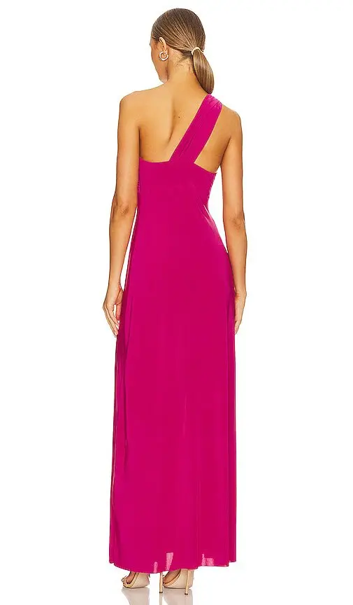 Misa Thora One-shoulder Maxi Dress