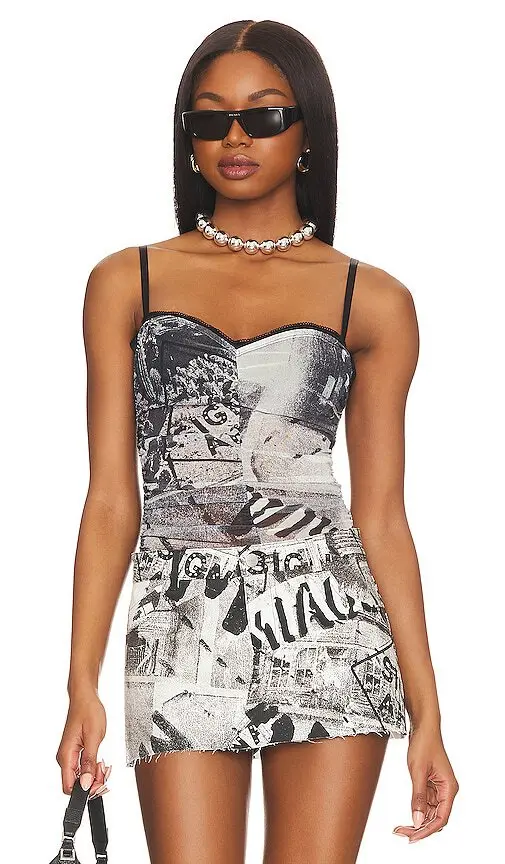 Miaou Renzo Tube Top - Black