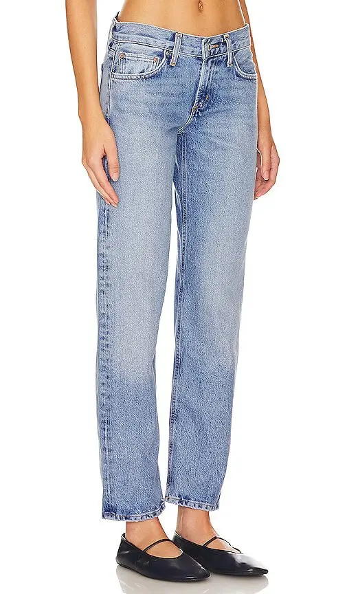 AGOLDE Amber Low Rise Straight Jeans