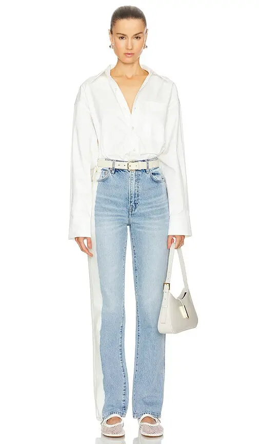 GRLFRND Sara Super High-rise Straight Jeans