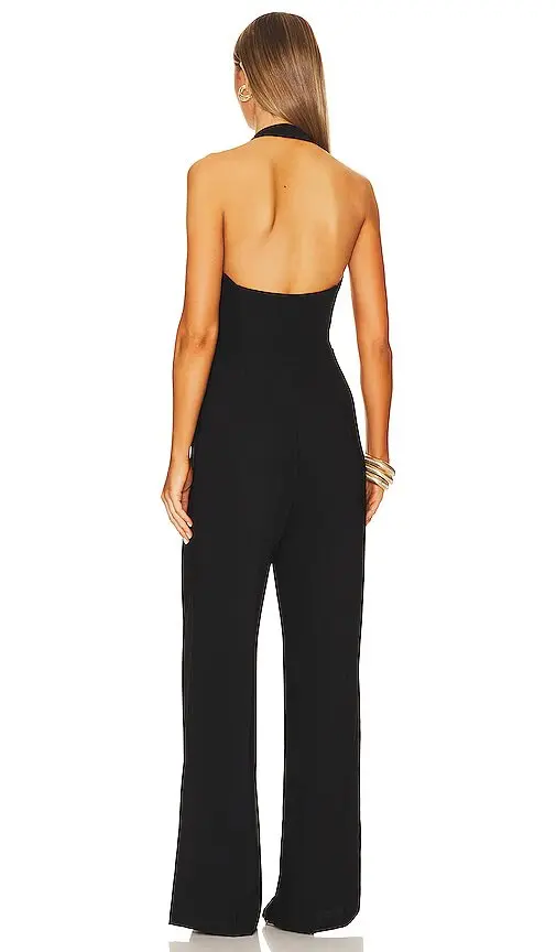 Amanda Uprichard Isadore Jumpsuit - Black